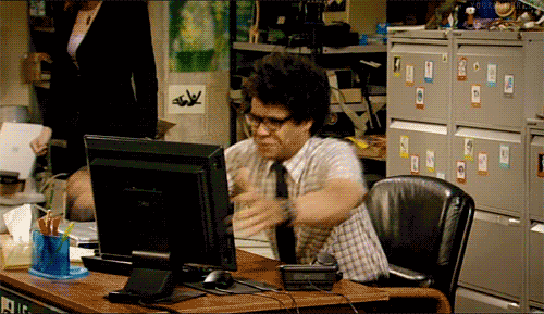 it-crowd-maurice-frustration – Reaction GIFs